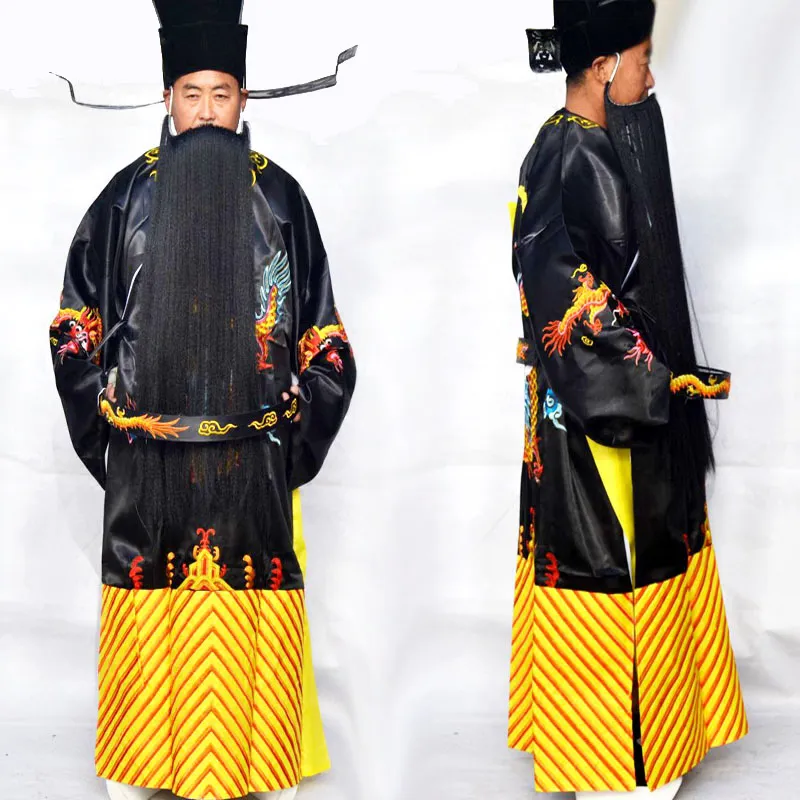 Chinese Traditional Peking Opera Costume Ancient Minister Outfit ...