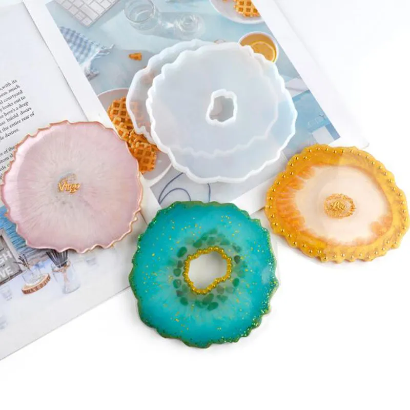 Coaster Resin Casting Mold Silicone Epoxy Resin Mold for Jewelry Making ...