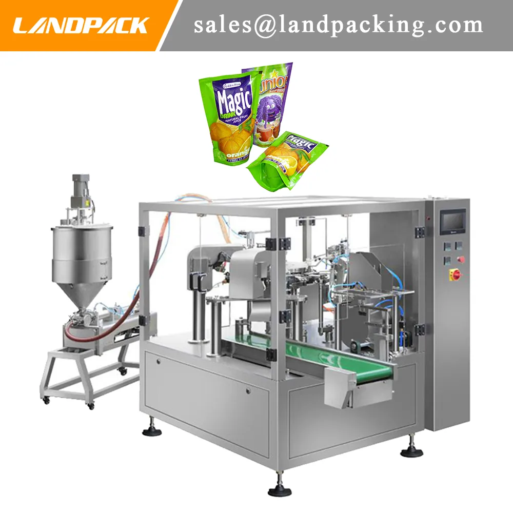 Machine De Conditionnement Rotative Doypack Pour Boissons Liquides Du ...