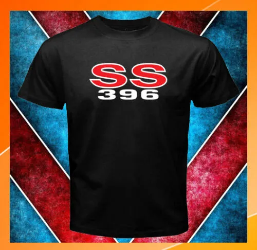 Chevy Chevelle SS 396 Logo Chevrolet SS396 Mens Black T Shirt S M L XL ...