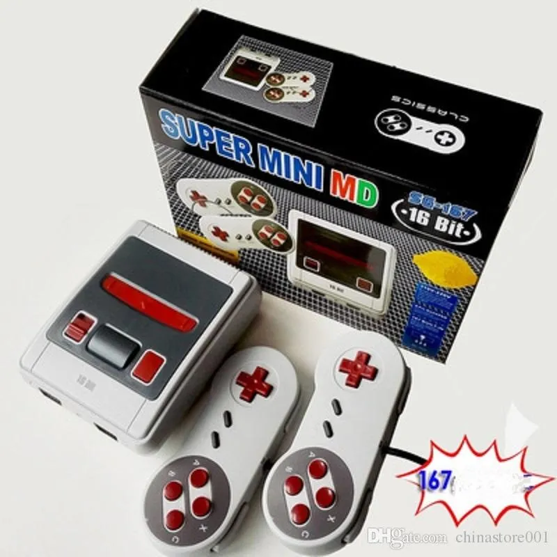 16 Bit Super Mini MD Consola De Videojuegos SG 167 SG 167 2018 16 Bit ...