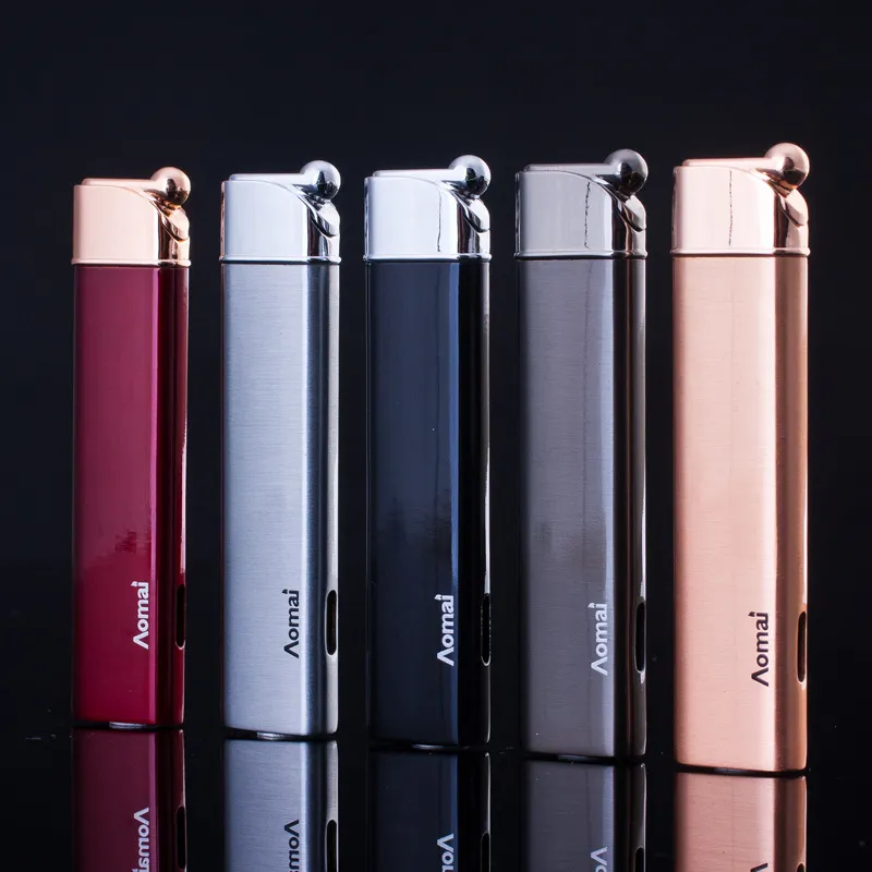 Aomai Lighter: Compact, Windproof Jet Butane Torch, Visible Fuel, Green ...
