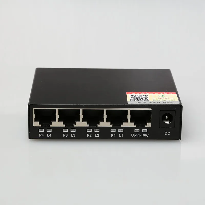 5 Port Portas POE Switch 5 Port 10/100M Router Fast Ethernet Switch ...