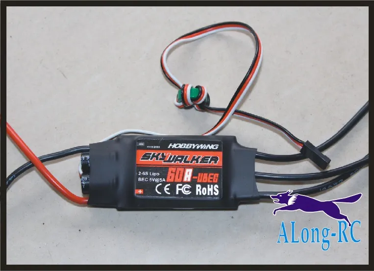 High Quality Hobbywing Skywalker 60A2 6s Brushless ESC For RC Airplane Model/Hobby Plane/ Spare ...