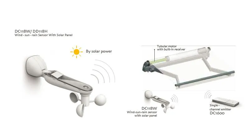 Solar Wireless Wind Sun Rain Sensor DC118W One PCS From Bookgoods, $188 ...