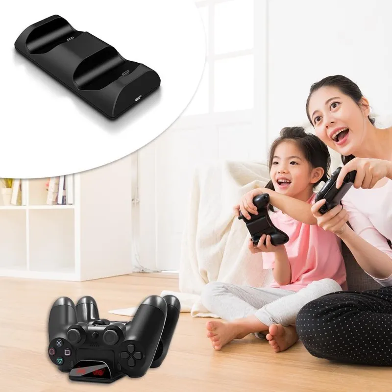 PS4 Controller Charger, Charging Dock For PlayStation 4/Slim/Pro, LED ...