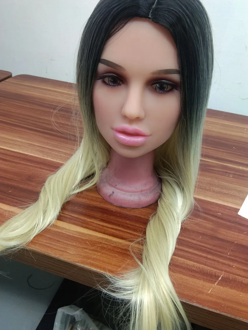 134 Silicone Doll Heads With M16 Connector Male Doll Mold For Big Size