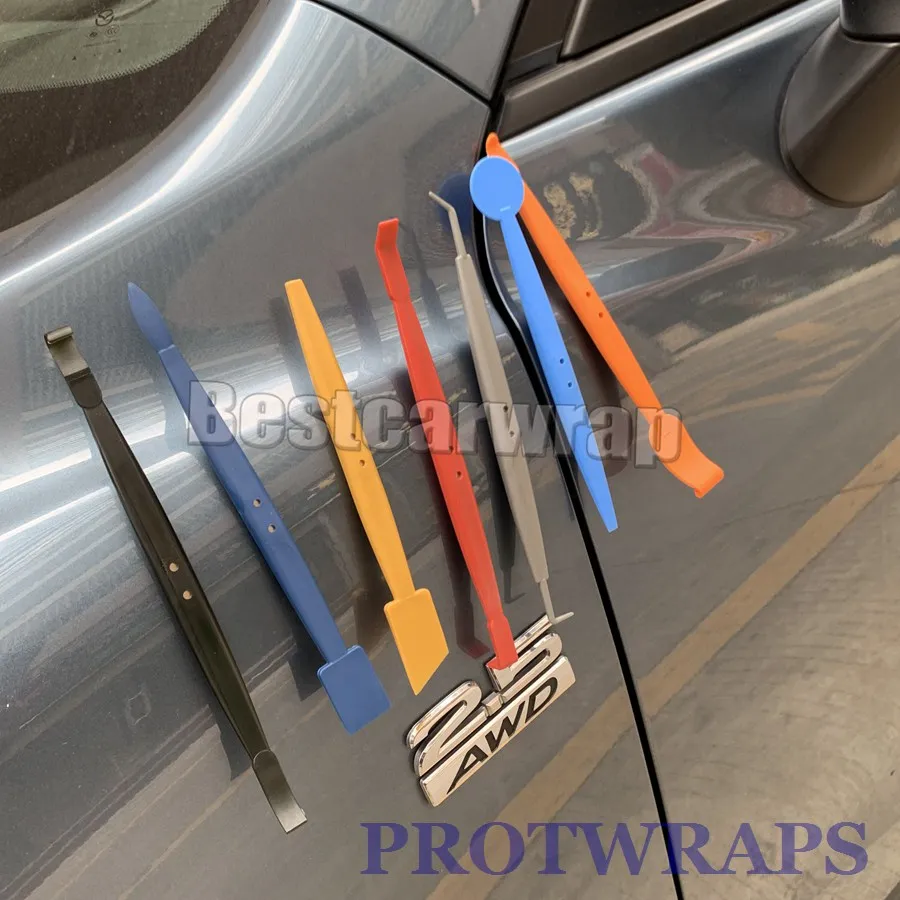 Car Wrap Tool Kit | Automotive Squeegee Set Edge Finished Magnetic ...