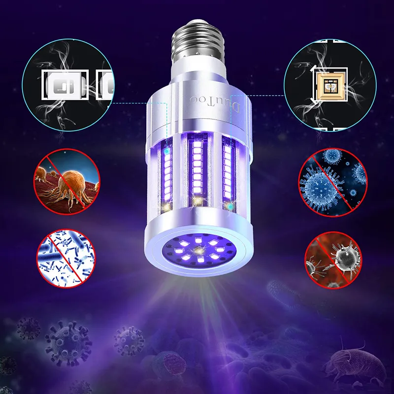 UV Sterilizer Bulb 15W/25W E27 260nm Ultraviolet Outdoor Garage Lights ...