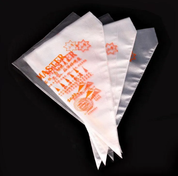 Disposable Plastic Pastry Decorating Bag Thickening Icing Bags Cake ...