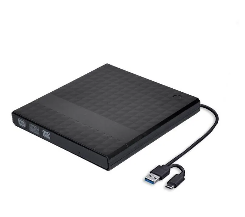 External CD DVD Drive For Laptop, USB 3.0 Type C High Speed CD/DVD ROM ...