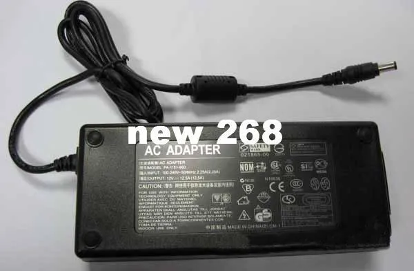 AC Power Adapter 12V 12.5A 150W 5.5mm X 2.5mm Plug For PICO BOX DC ATX ...