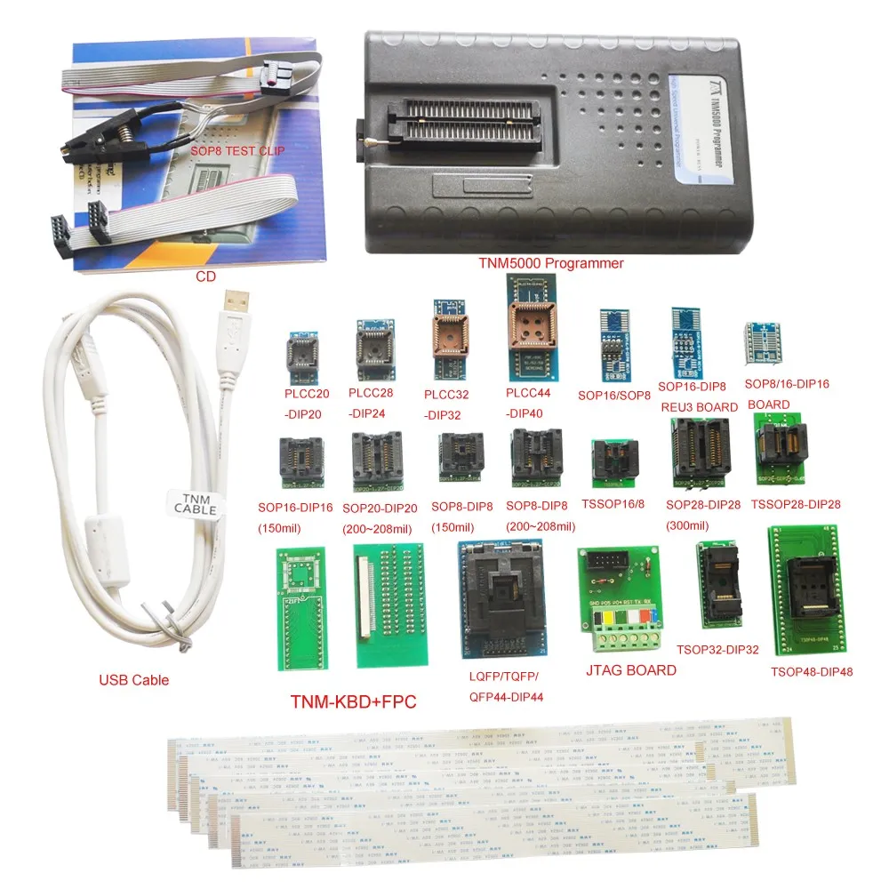 TNM5000 USB EPROM Programmer Avec Adaptateur De Douille Pour La ...