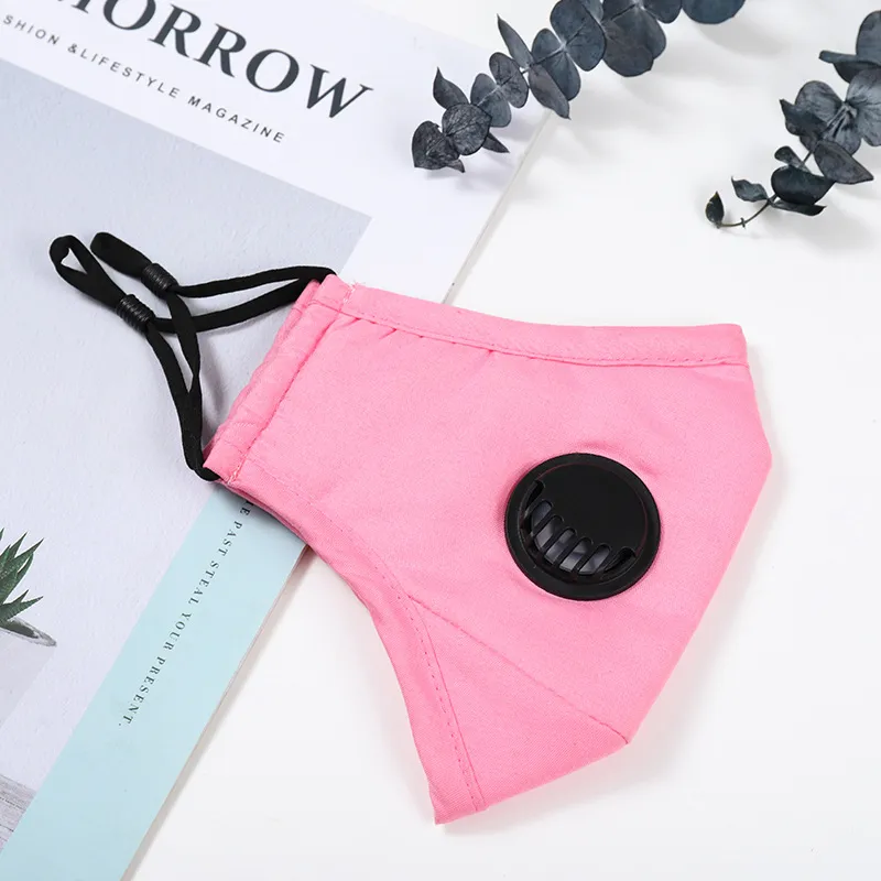 Designer Dustproof PM2.5 Cloth Mask With Filter With Breathing Valve ...