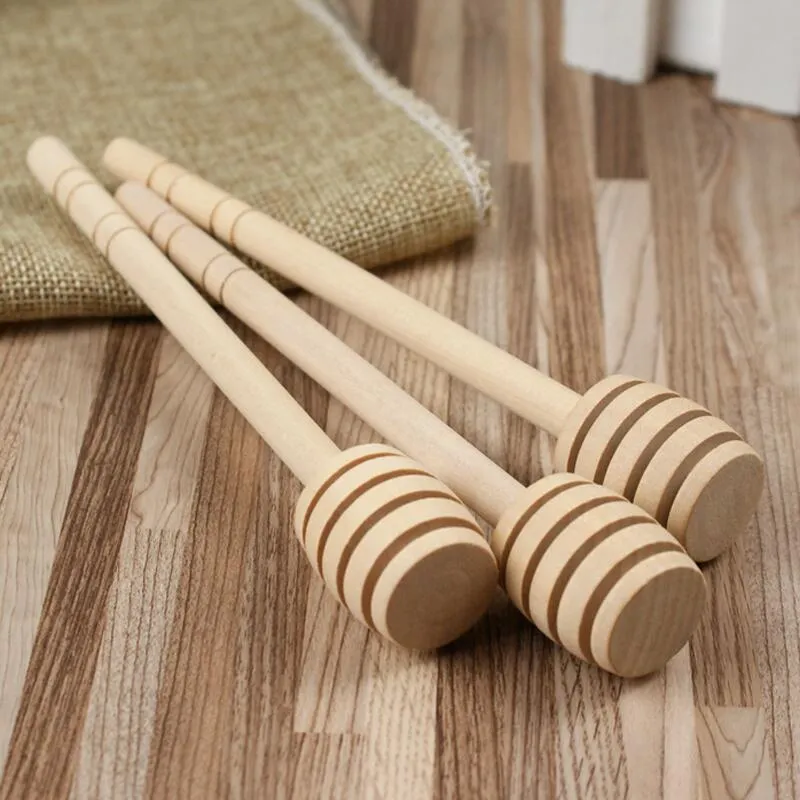 Honey Dipper Sticks, Wooden Honey Spoon Sticks, 15 Cm Mixing Stirrer ...