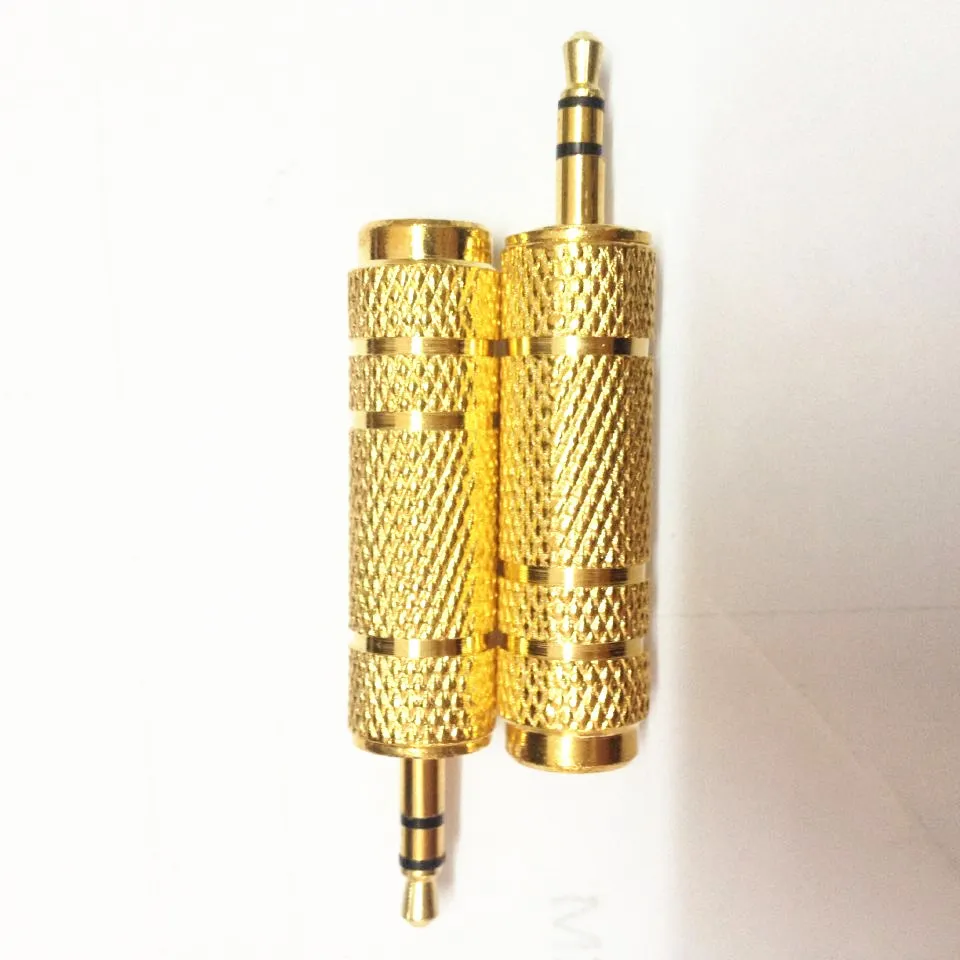 200-Piece 3.5mm to 6.35mm Audio Adapter Kit - Gold Plated Stereo ...