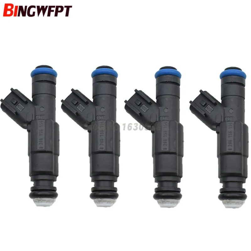 25317628 Injector, Set Of Four Fuel Injection Nozzles For Automotive ...