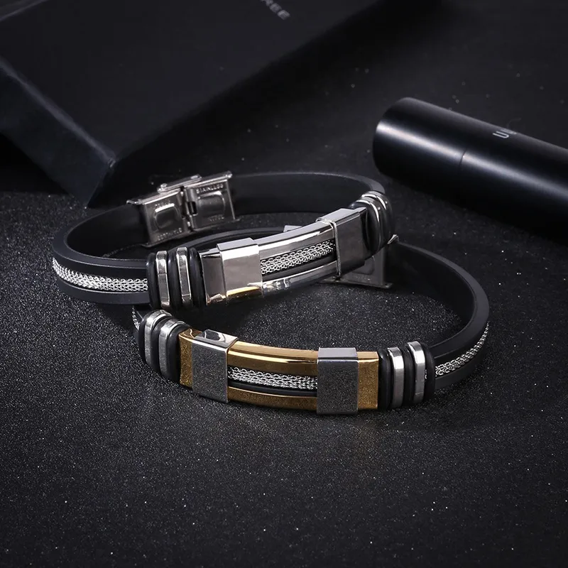 Silicone men's bracelets store