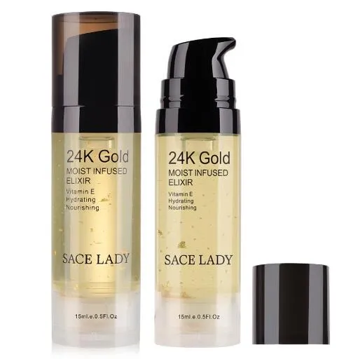 DHgate.com:SACE LADY 24K Gold Elixir Oil for Face Makeup Primer 15ml ...