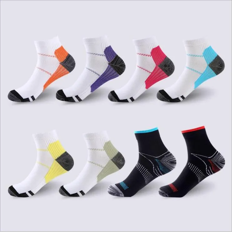 Men's FXT Plantar Fasciitis Compression Ankle Socks for Sports - Black ...