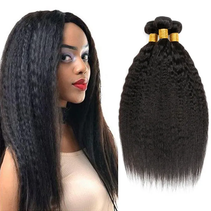 DHgate.com:2024 Straight Peruvian Virgin Human Hair Weft 100g Black ...