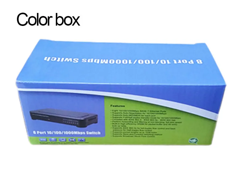 Gigabit Ethernet Network Hub: 8 Port Steel Case 10/100/1000Mbps RJ45 ...