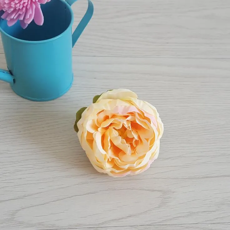 Artificial Flowers Silk Peony Flower Heads Home Party Wedding ...