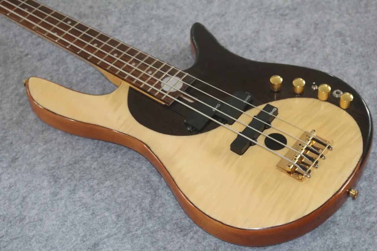 New Yin Yang 4 String Electric Bass Guitar Alder... From Allguitar2017 ...