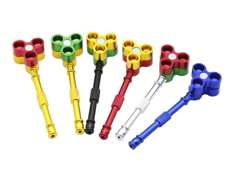 Creative Triangle Bullet Hole Straight Rod Metal Pipe Length 98mm New ...