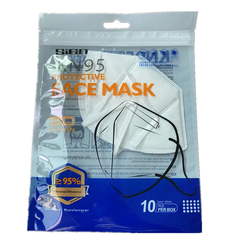 Wholesale Customized Transparent Face Mask Packing Bags With Zip Lock ...