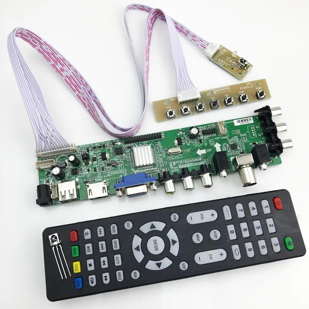 Universal LCD TV Controller Board: DS.D3663LUA.A81 DVB T2/T/C Digital ...
