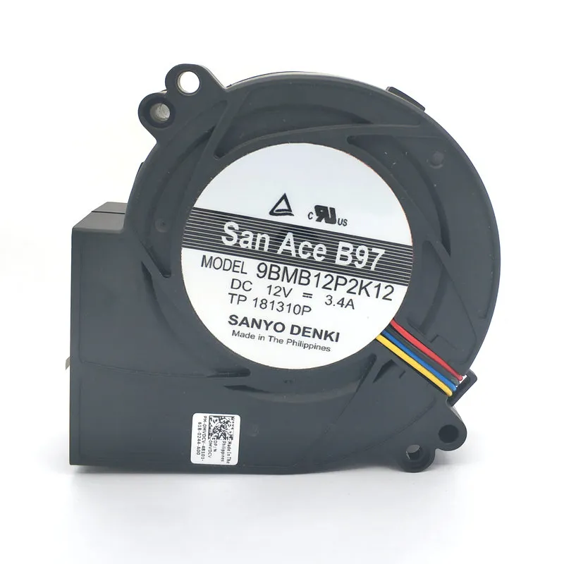 Original San Ace B97 9BMB12P2K12 DC 12V 3.4A 9.7 × 3.3 in Computer ...