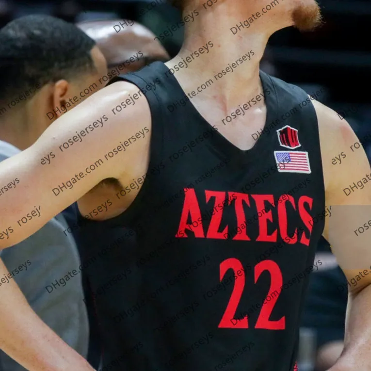 2020 SDSU San Diego State Aztecs Basketball #10 KJ Feagin 20 Schakel 31 ...