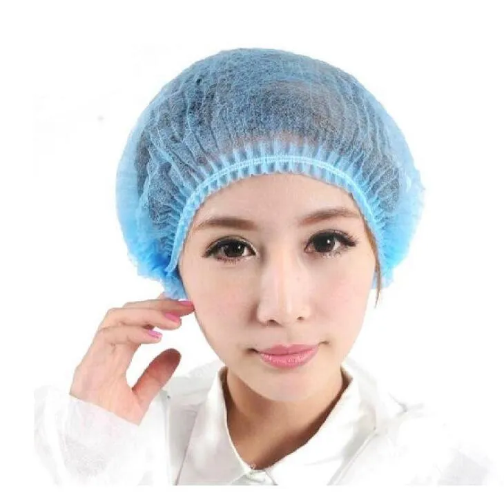 DHgate.com:Nonwoven Disposable Hair Net Cap: Anti-Dust Head Cover for ...