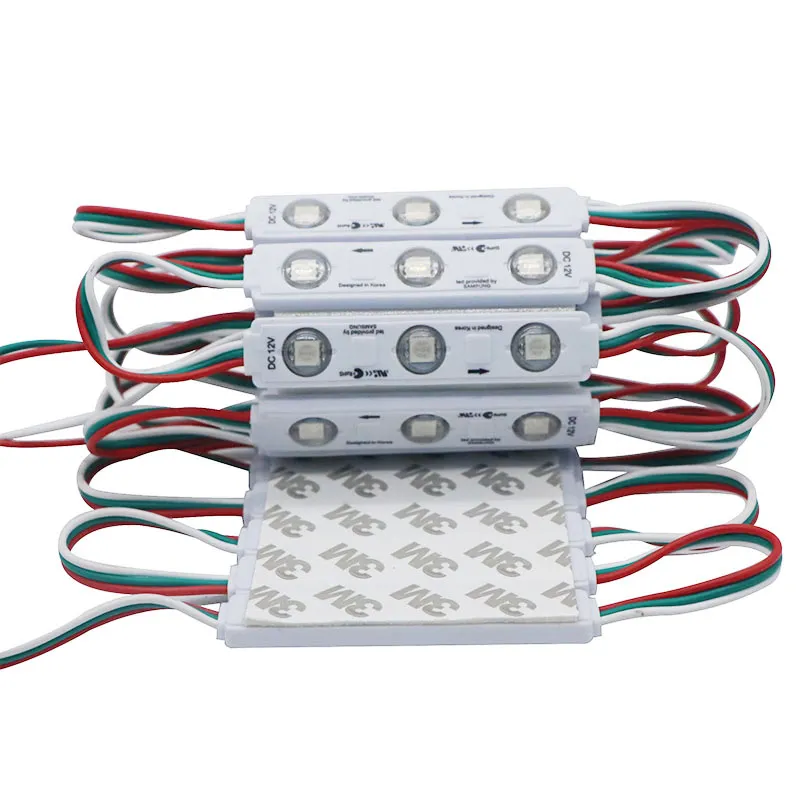 WS2811 SMD 5050 3 LED Modules Injection Lens Modules LED Pixel Digital ...