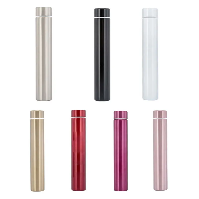 280ml Stainless Steel Vacuum Thermos Bottle Slim Insulated Travel Mug ...