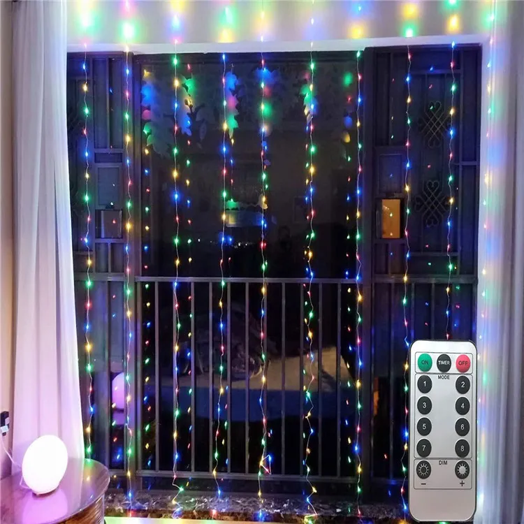 DHgate.com:USB LED Curtain Lights, 12 Modes Fairy String Lights with ...