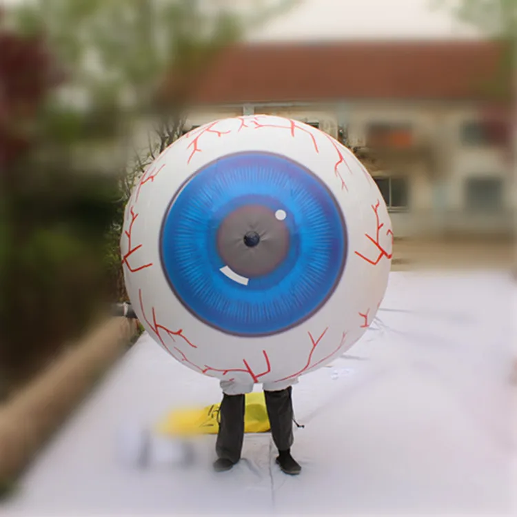 Giant Inflatable Eyeball Costume - Halloween Fun, Adult Size ...