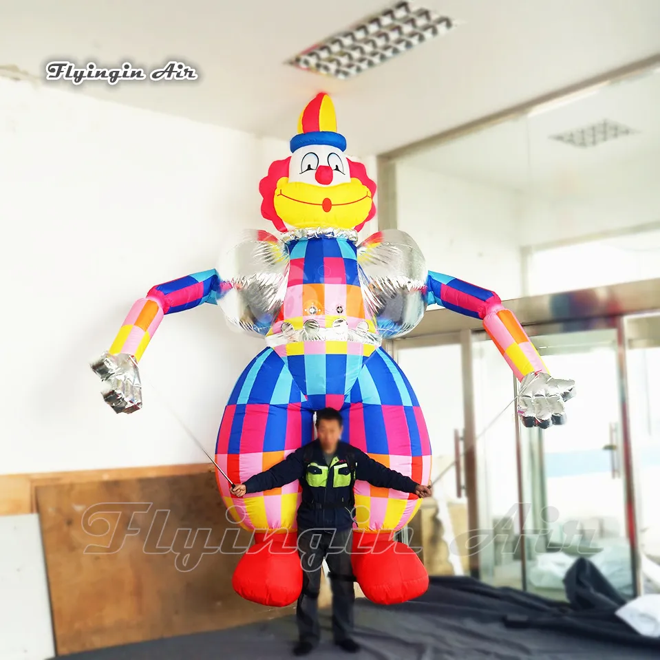 Wholesale Adult Controlled Inflatable Clown Costume For Carnival Wind ...