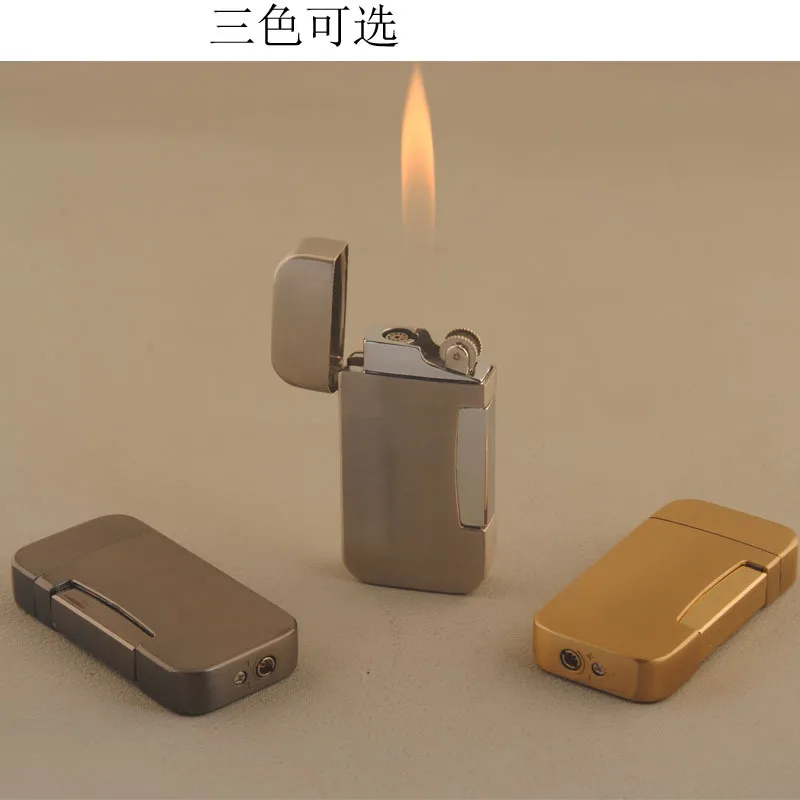 New Type Two Flam Torch Turbo Lighter Blue Flame Electronic Lighter Gas ...