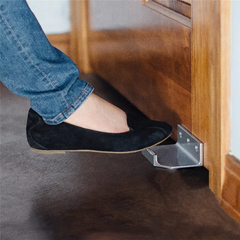 Touchless Foot Door Opener - Hands-Free Convenience, Heavy-Duty Metal ...