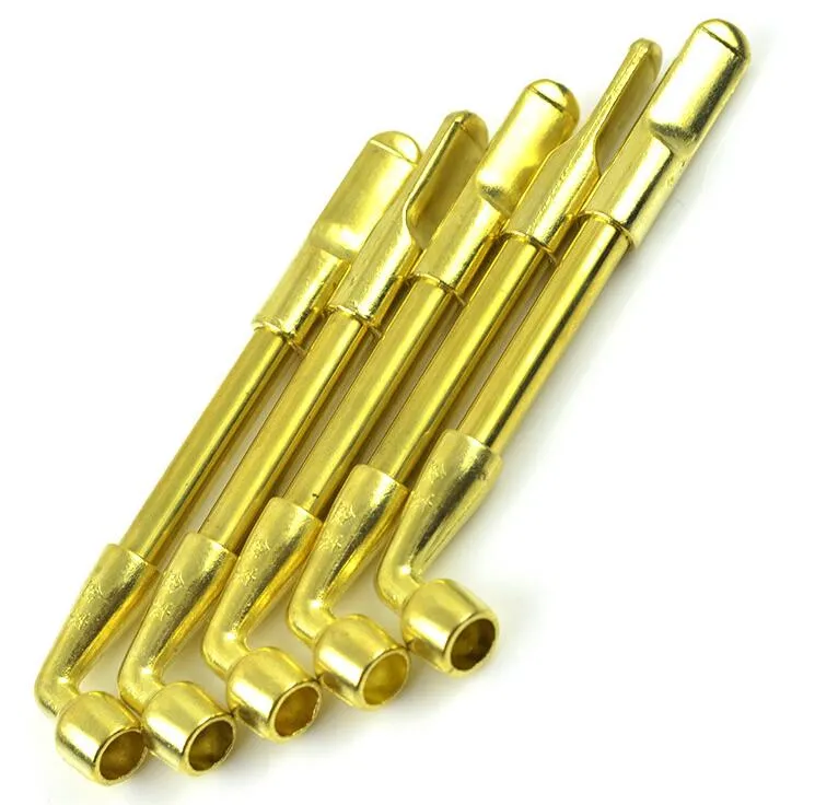 Smoking Accessories Classic Brass Copper Smoking Pipe With Stretchable ...
