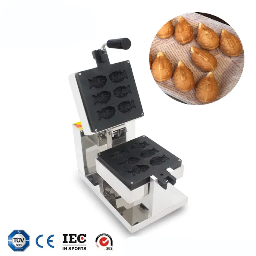 Premium Commercial Taiyaki Waffle Maker - Mini Cake & Fish Waffle ...