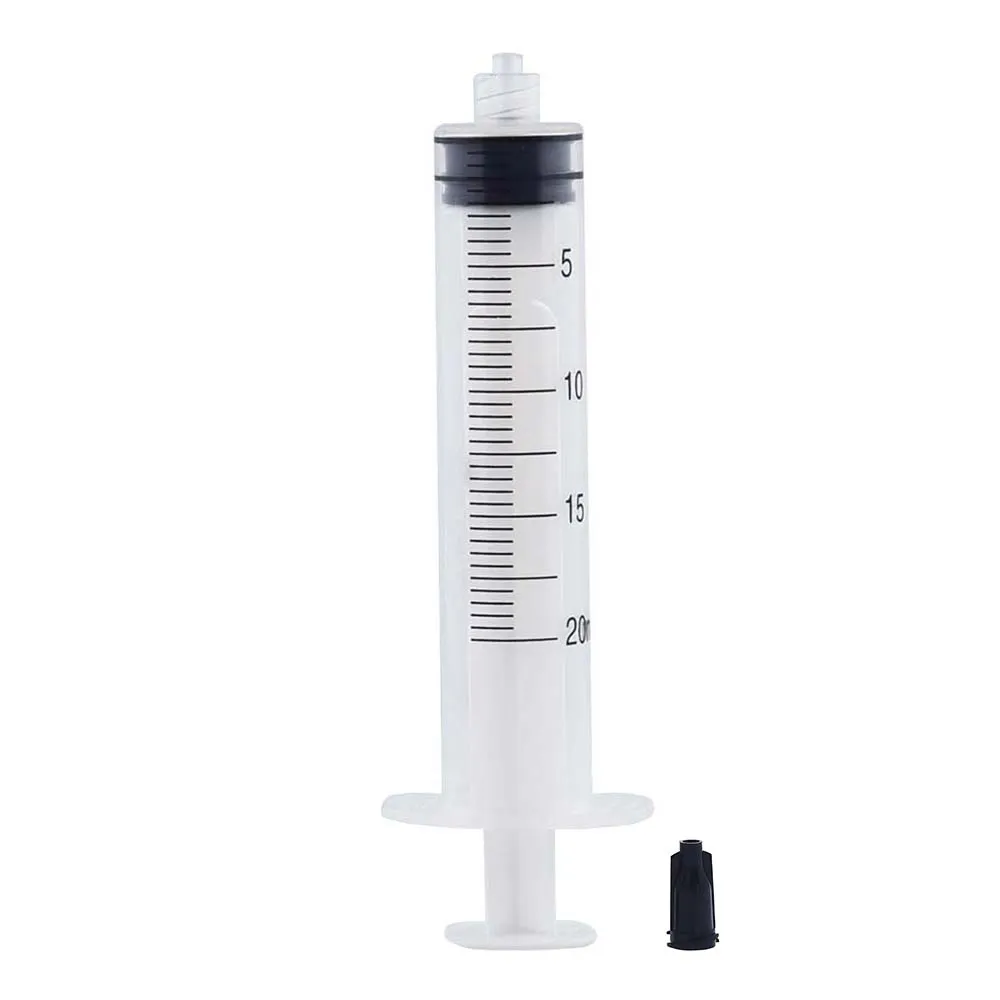 20cc/20ml Dispensing Syringes with Caps - Pack of 10, Multi-Purpose ...