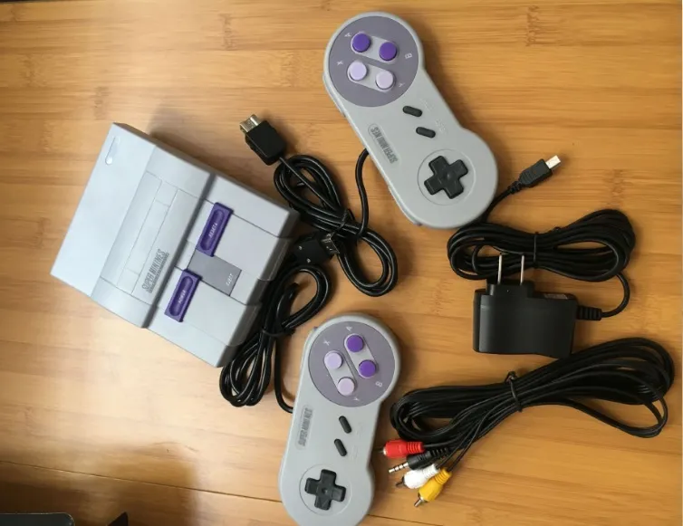 DHgate.com:SNES Mini Classic Game Console, 2 Controllers, HDMI, Built ...