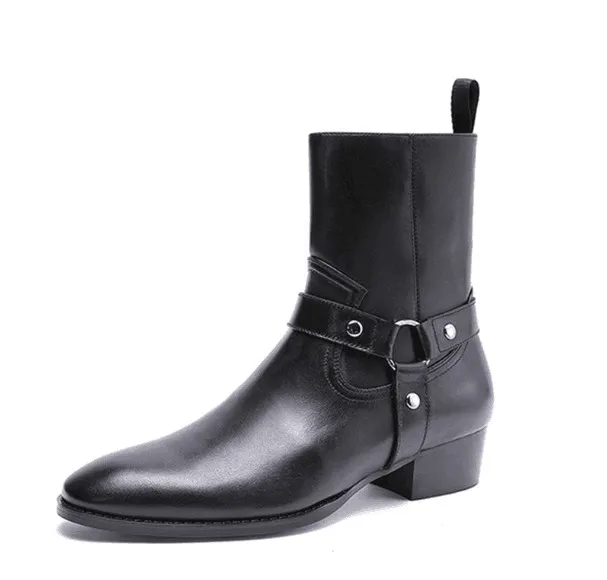 High Top Genuine Leather Half Boots Factory Outlet... From Junjie1668 ...