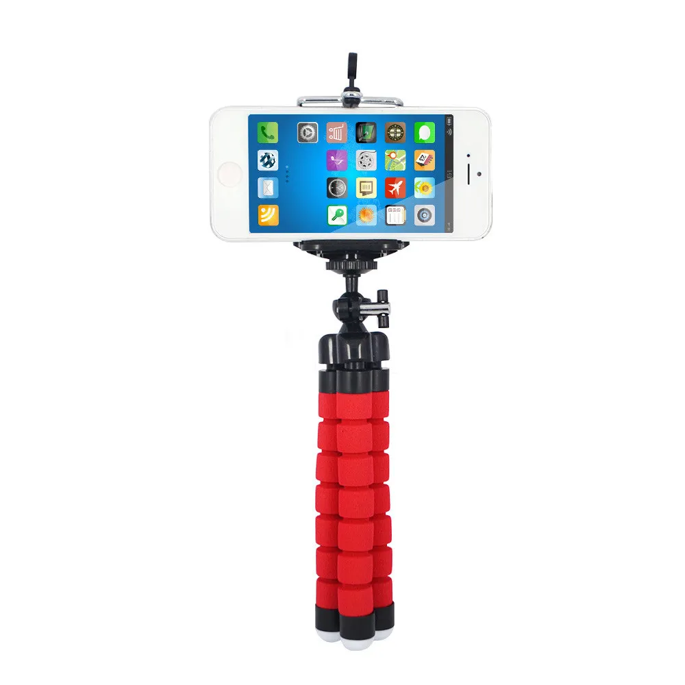 Cell Phone Car Mount Holder Stand with Flexible Octopus Tripod ...