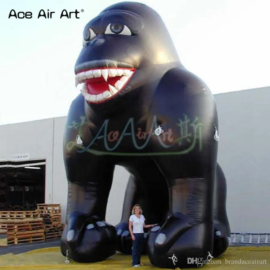 Giant Custom Inflatables: Durable Cartoon Gorilla Model, Inflatable Eye ...