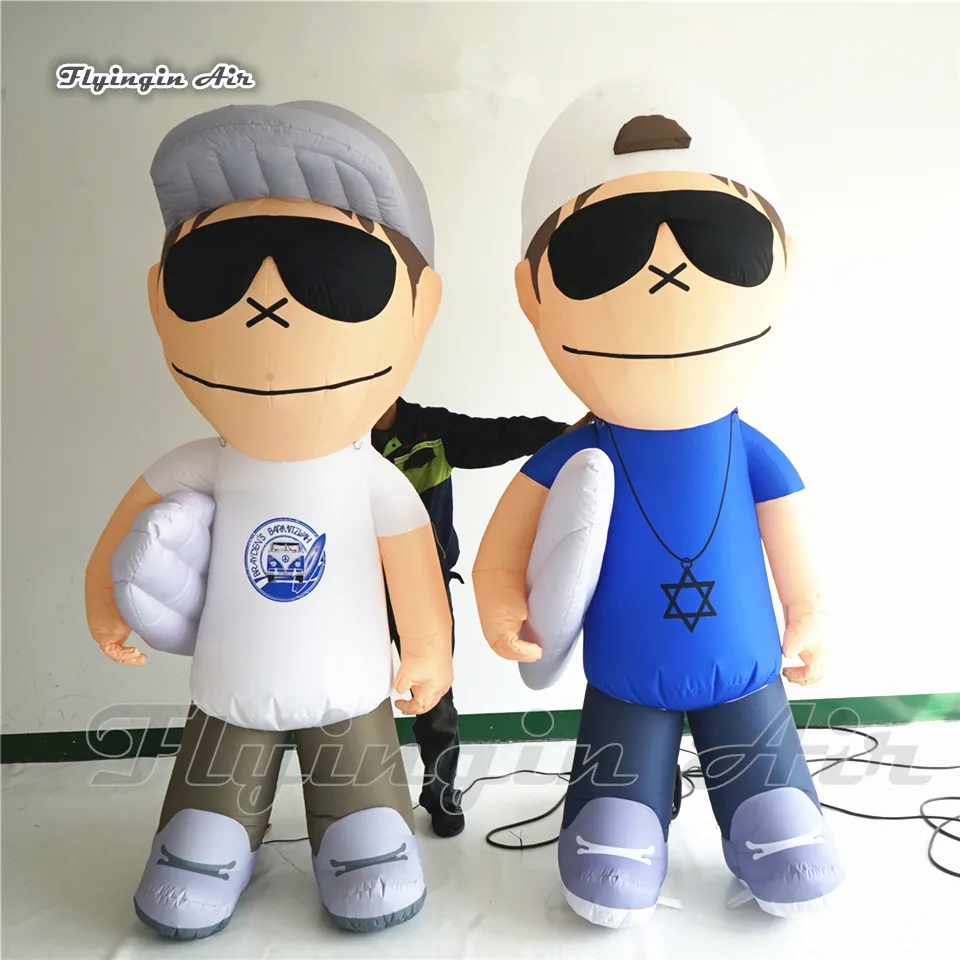 Custom Inflatable Mascot Costume: 2m Blow Up Character Model With ...