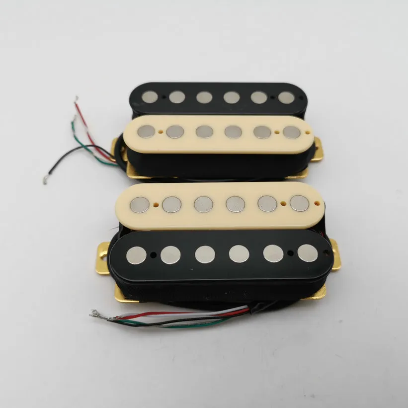 Zebra Humbucker Electric Guitar Pickups Ceramic Large Magnetic Coil For ...